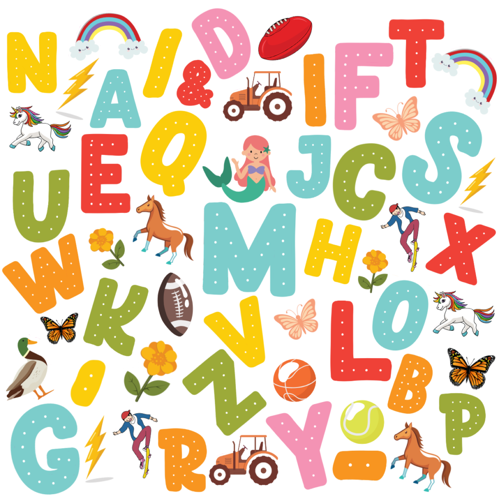 Kids Vinyl Letter Kit – numerosigns.com.au